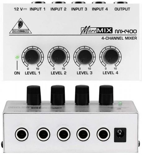 Behringer MicroMix MX400 MIXER 4 CANALI : (Argenta)